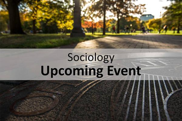 Upcoming Event Department Of Sociology